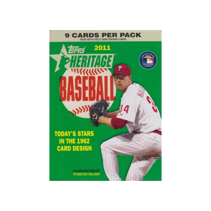 2011 Topps Heritage Baseball 36ct Gravity Feed Box | Steel City ...