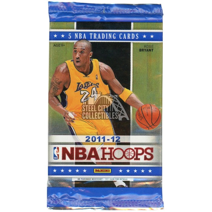 2011-12 Panini NBA Hoops Basketball Retail Pack | Steel City Collectibles