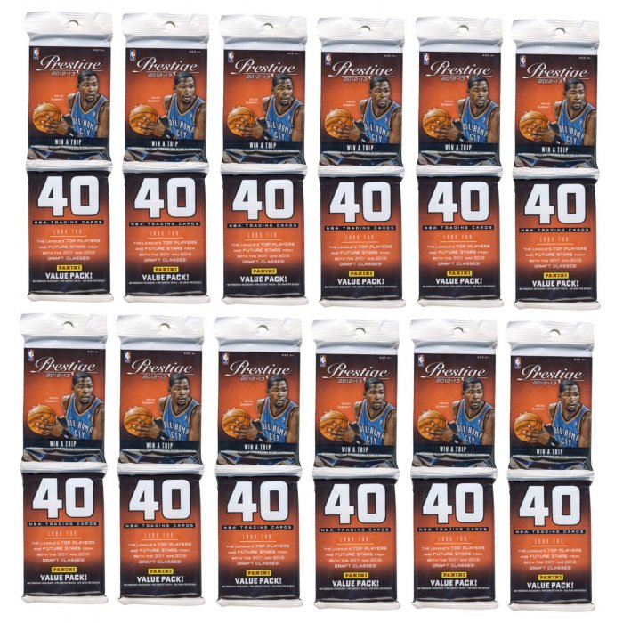 2012-13 Panini Prestige Basketball Rack Pack 12-Pack Lot | Steel City ...