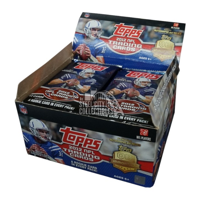 2012 Topps Football 24-Pack Retail Lot with Box | Steel City Collectibles
