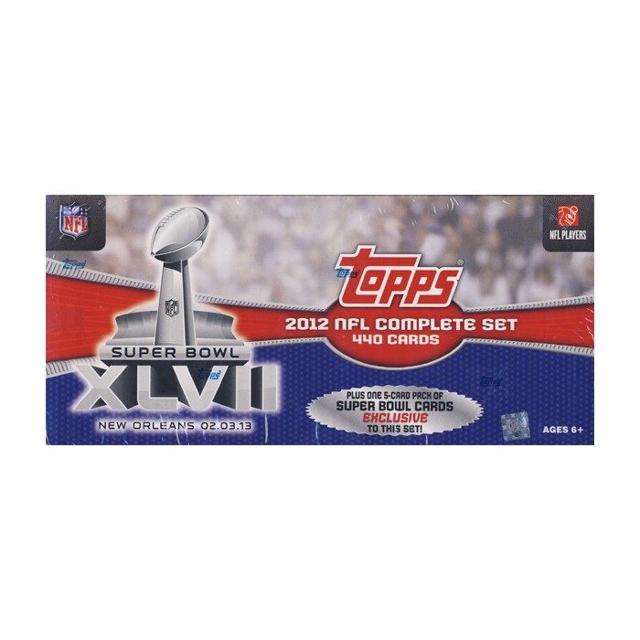 2012 Topps Football Super Bowl 47 Factory Set | Steel City Collectibles