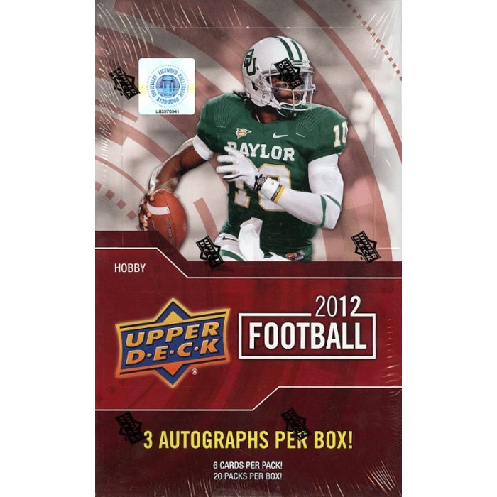2012 Upper Deck Football Hobby Box | Steel City Collectibles