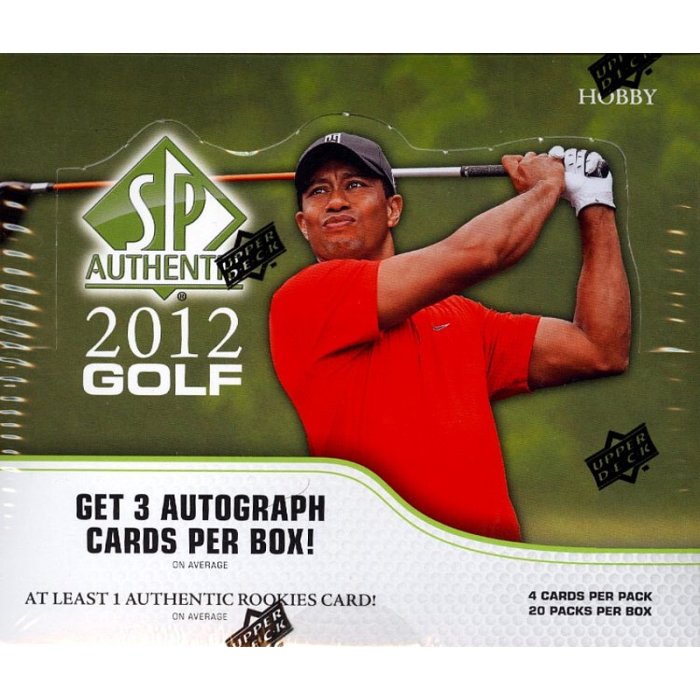 2012 Upper Deck SP Authentic Golf Hobby Box | Steel City Collectibles