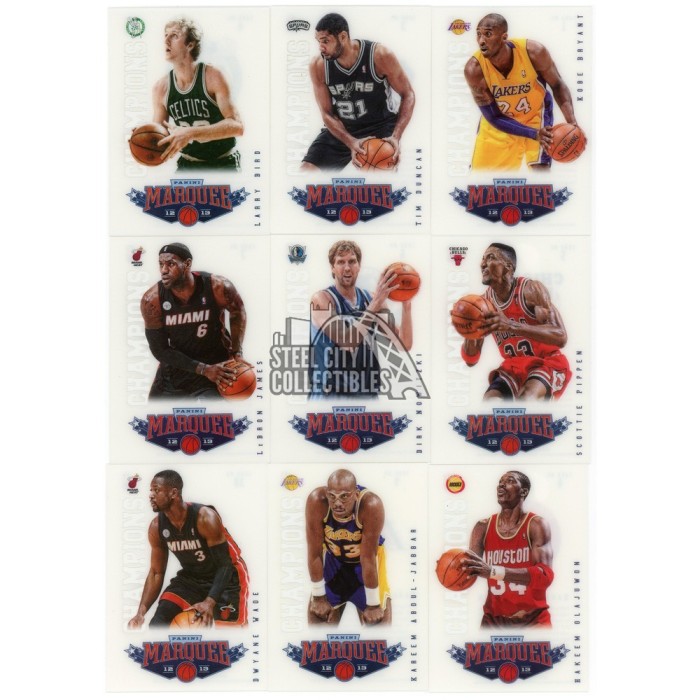 2012-13 Panini Marquee Basketball Champions Assorted 17 Count Lot ...