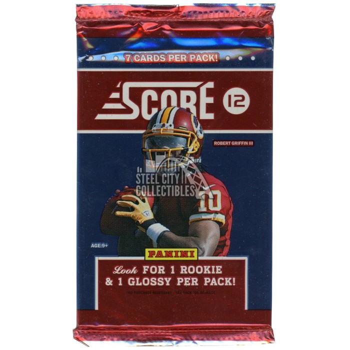 2012 Panini Score Football Blaster Pack | Steel City Collectibles