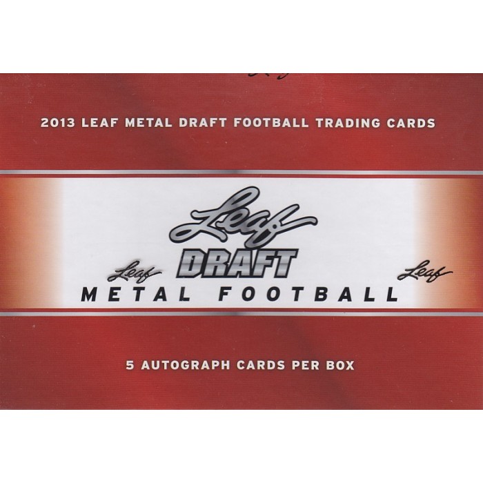 2013 Leaf Metal Draft Football Hobby Box | Steel City Collectibles