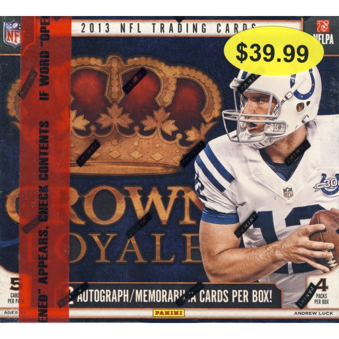 2013 Panini Crown Royale Football Retail Box | Steel City Collectibles