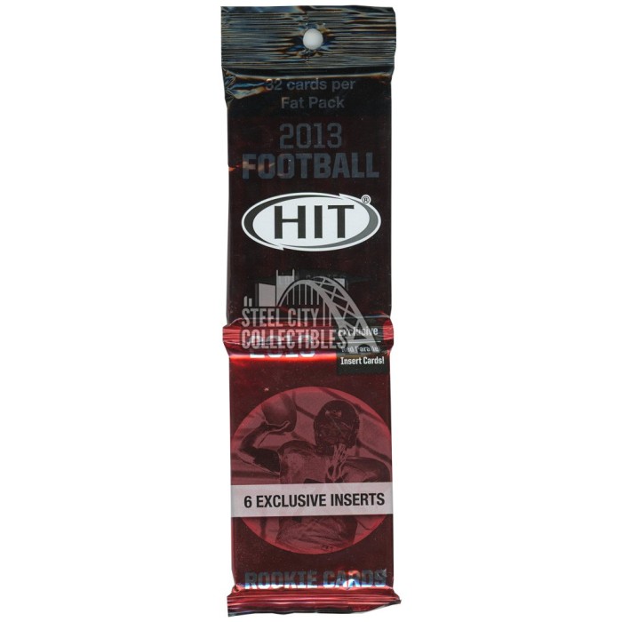 2013 Sage Hit Low Series Football Fat Pack | Steel City Collectibles