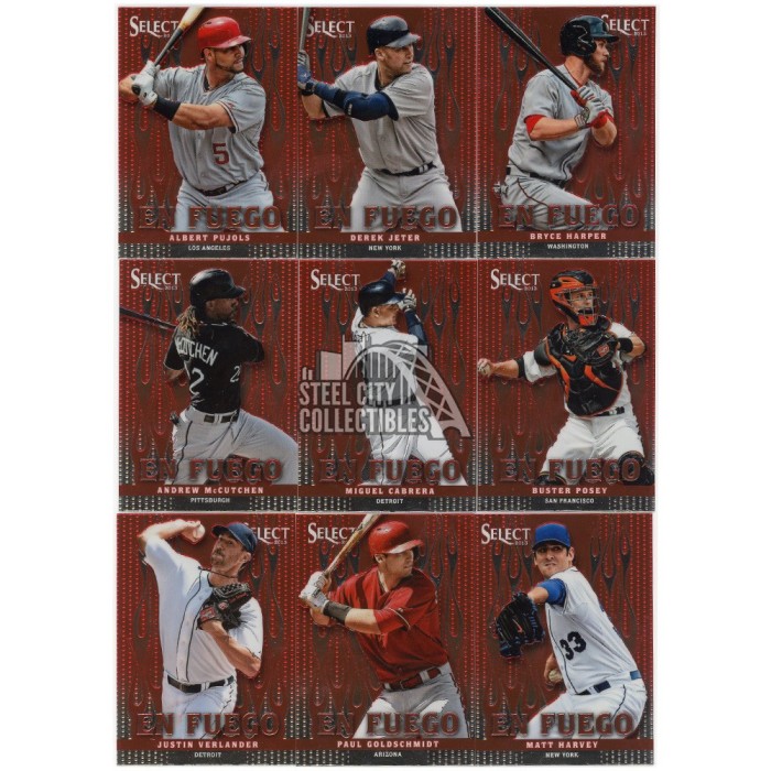 2013 Panini Select Baseball En Fuego Assorted 29 Count Lot | Steel City ...
