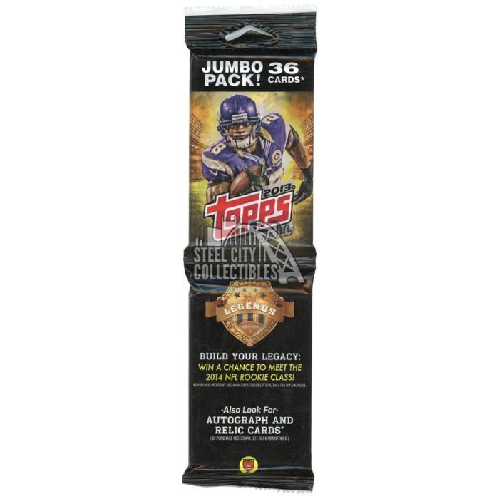 2013 Topps Football Rack Pack | Steel City Collectibles