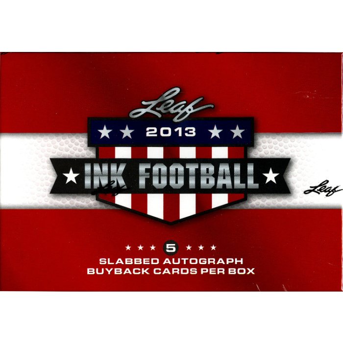 2013 Leaf Ink Football Hobby Box | Steel City Collectibles