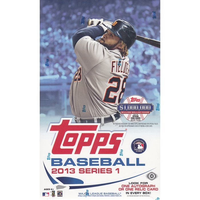 2013 Topps Series 1 Baseball Hobby Box | Steel City Collectibles