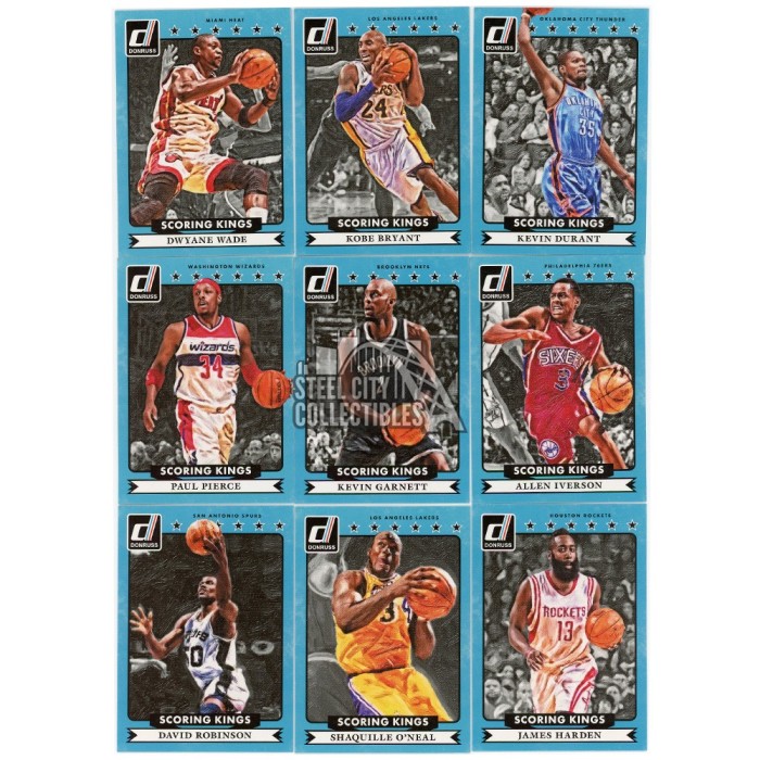 2014-15 Panini Donruss Basketball Scoring Kings 50-Card Set | Steel ...