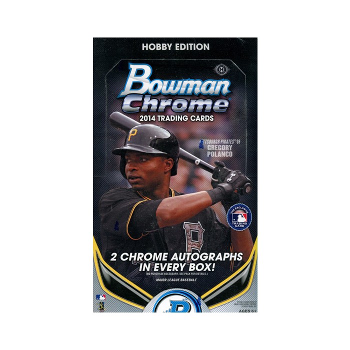 2014 Bowman Chrome Baseball Hobby Box | Steel City Collectibles