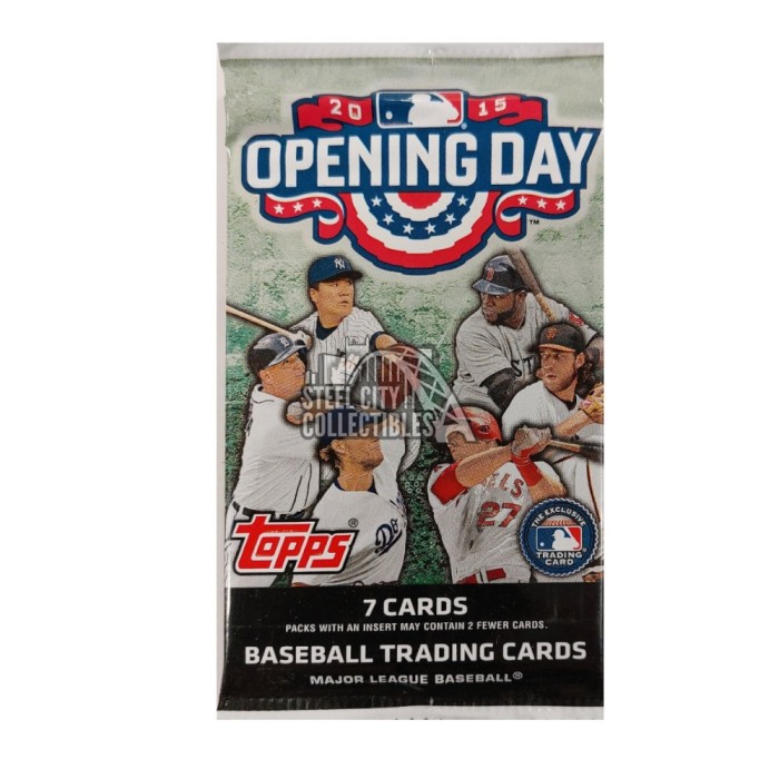 2015 Topps Opening Day Baseball Pack | Steel City Collectibles