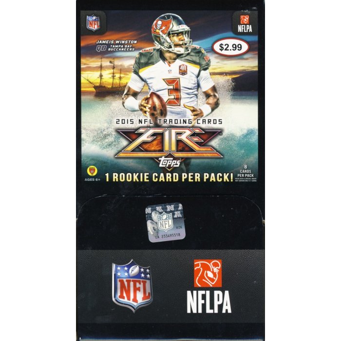 2015 Topps Fire Football 24ct Gravity Feed Box | Steel City Collectibles