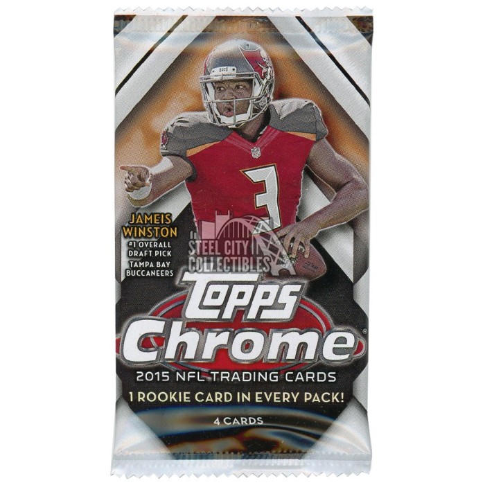 2015 Topps Chrome Football Blaster Pack | Steel City Collectibles