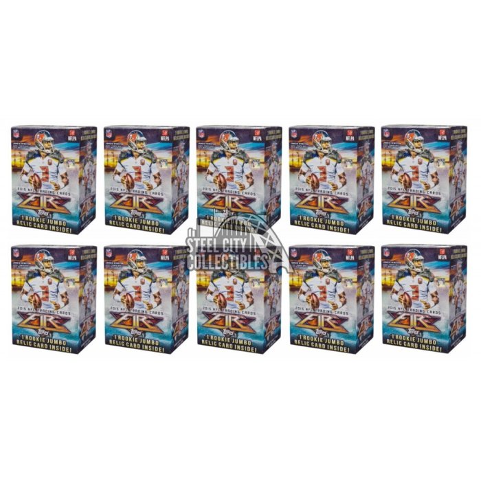 2015 Topps Fire Football 7ct Blaster 10-Box Lot | Steel City Collectibles