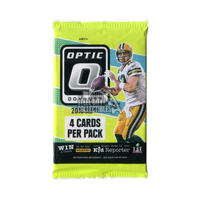 2016 Panini Donruss Optic Football Gravity Feed Pack Steel City