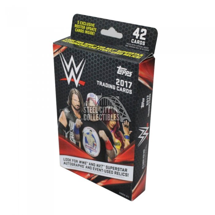 2017 Topps WWE Wrestling Hanger Box | Steel City Collectibles