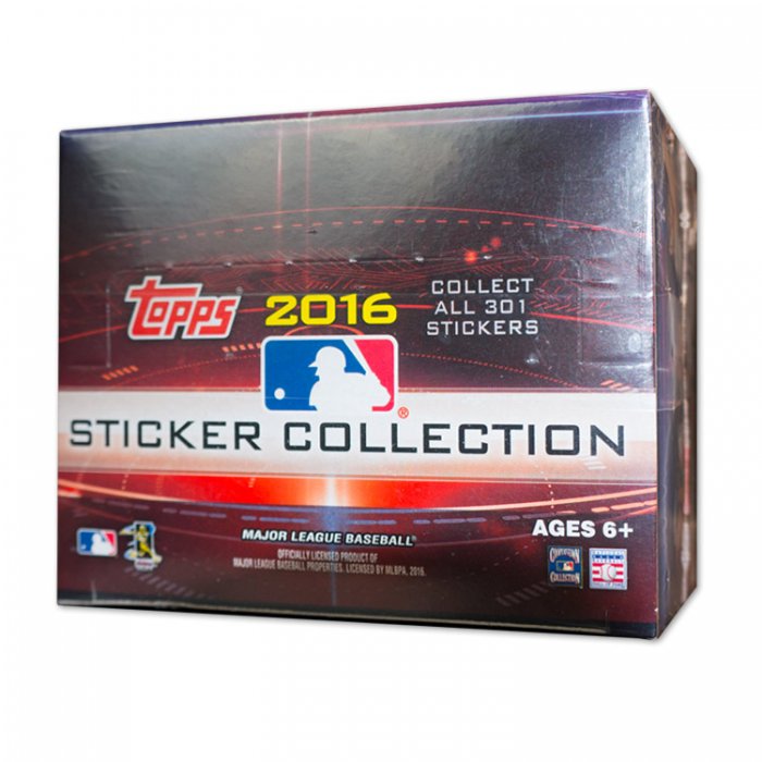 2016 Topps MLB Baseball Sticker Collection 50ct Box | Steel City ...