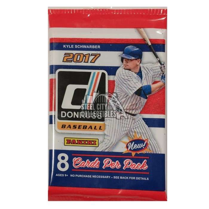 2017 Panini Donruss Baseball Retail Pack | Steel City Collectibles