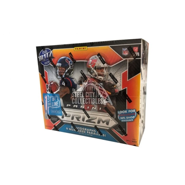 2017 Panini Prizm Football Hobby Box - 1st Off The Line (FOTL) | Steel ...