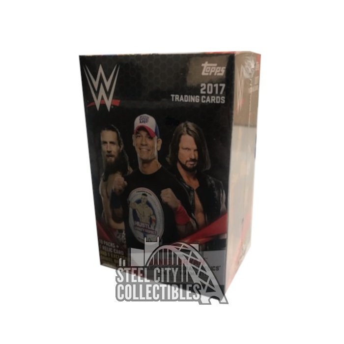 2017 Topps WWE Wrestling 10 Pack Blaster Box - Daniel Bryan Version ...