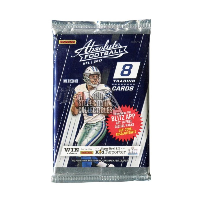 2017 Panini Absolute Football Blaster Pack | Steel City Collectibles