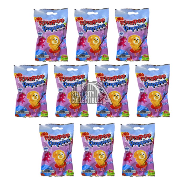 2018 Topps Ring Pop Puppies 10 Pack Lot | Steel City Collectibles