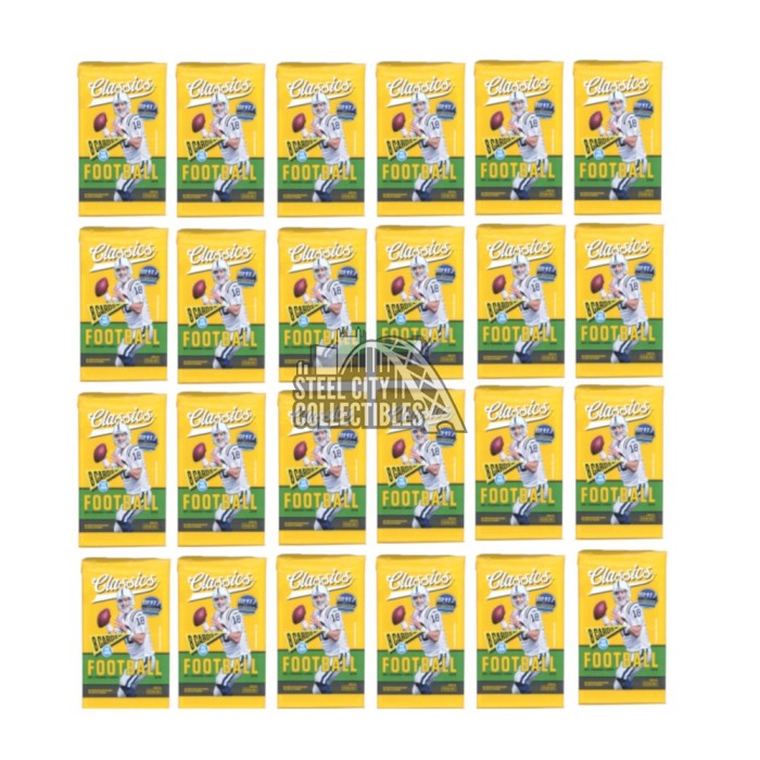 2018 Panini Classics Football Blaster 24-Pack Lot | Steel City Collectibles
