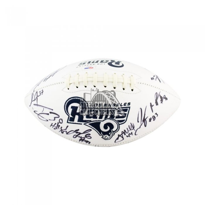 2018 Los Angeles Rams Team Autographed Football - PSA/DNA LOA (21 ...