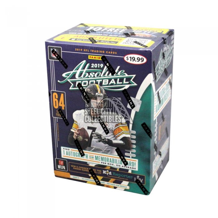 2019 Panini Absolute Football 8-Pack Blaster Box | Steel City Collectibles