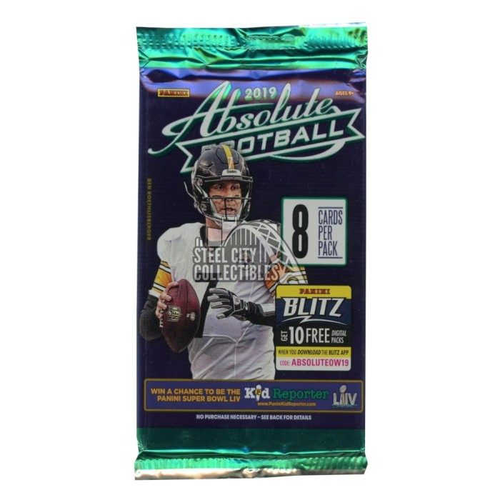 2019 Panini Absolute Football Blaster Pack | Steel City Collectibles