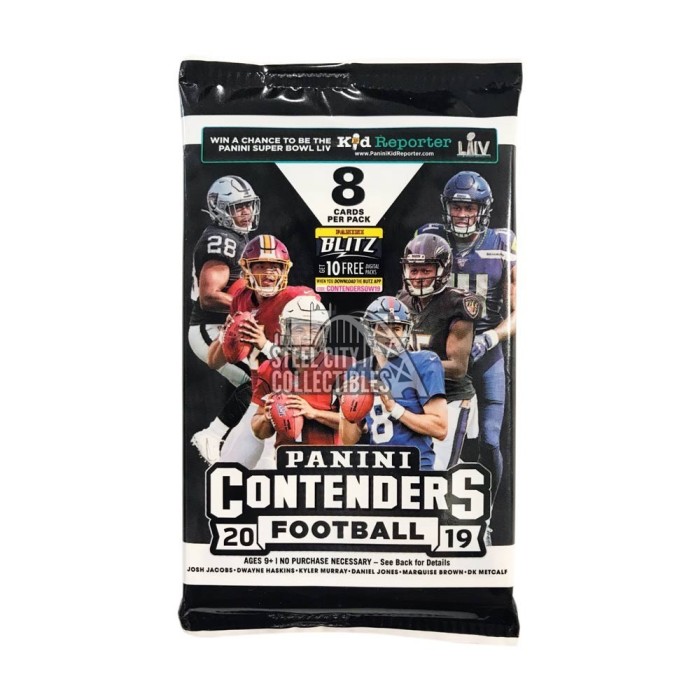 2019 Panini Contenders Football Retail Pack | Steel City Collectibles