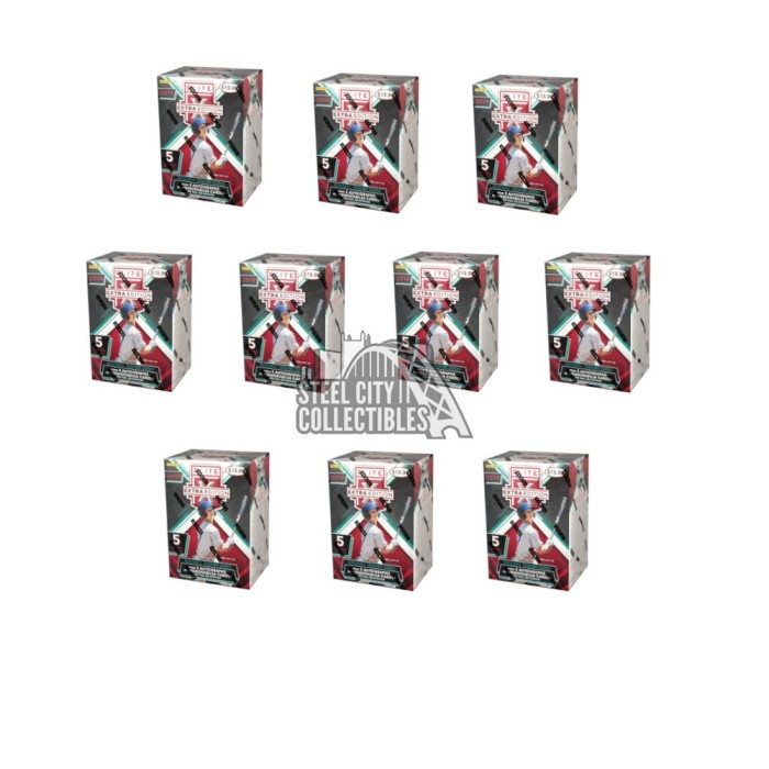 2019 Panini Elite Extra Edition Baseball Blaster 10-Box Lot | Steel ...