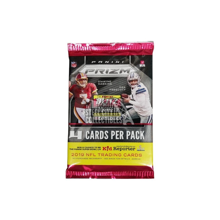 2019 Panini Prizm Football Mega Box Pack - Target Version | Steel City ...