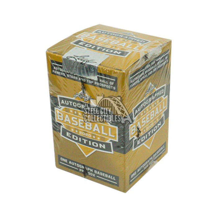 2020 Leaf Autographed Baseball Edition Box | Steel City Collectibles