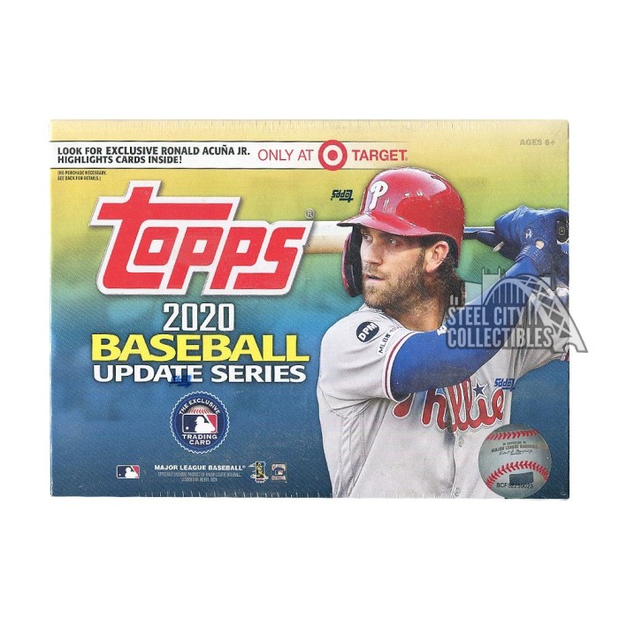 2020 Topps Update Baseball Target Exclusive 16-Pack Mega Box | Steel ...