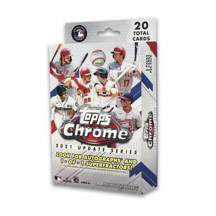 2021 Topps Chrome Update Baseball Hanger Box | Steel City Collectibles