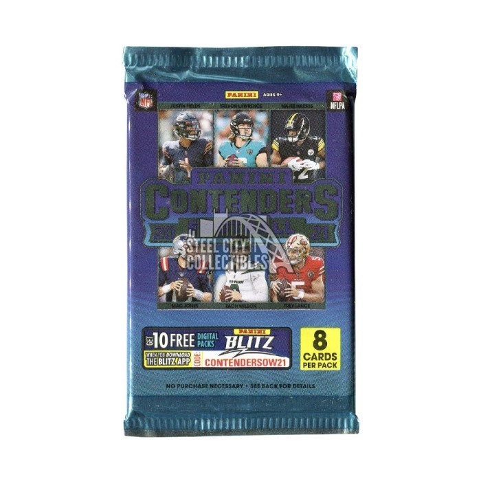2021 Panini Contenders Football Retail Pack | Steel City Collectibles