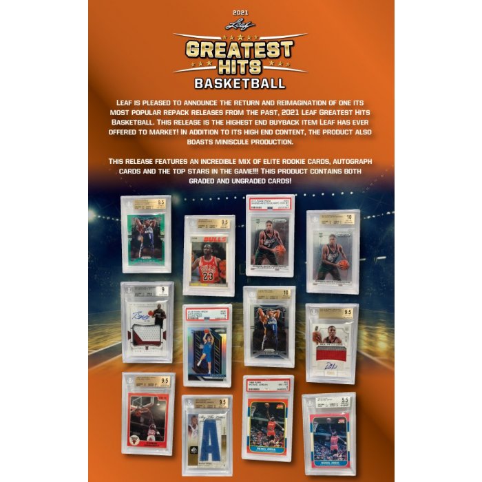 2020-21 Leaf Greatest Hits Basketball Box | Steel City Collectibles