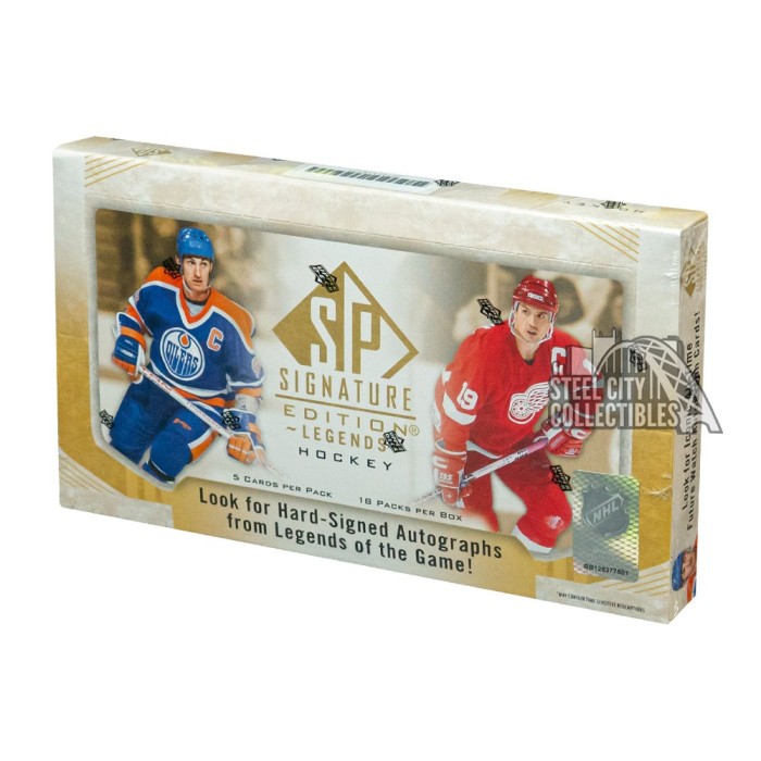 2020-21 Upper Deck SP Signature Legends Hockey Hobby Box | Steel City ...