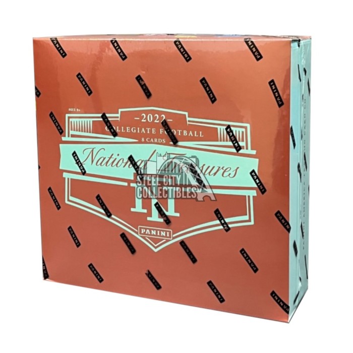 2022 Panini National Treasures Collegiate Football Hobby Box | Steel ...