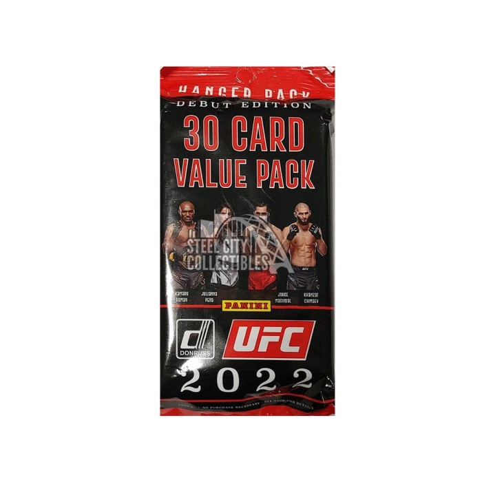 2022 Panini Donruss UFC 30-Card Hanger Pack | Steel City Collectibles