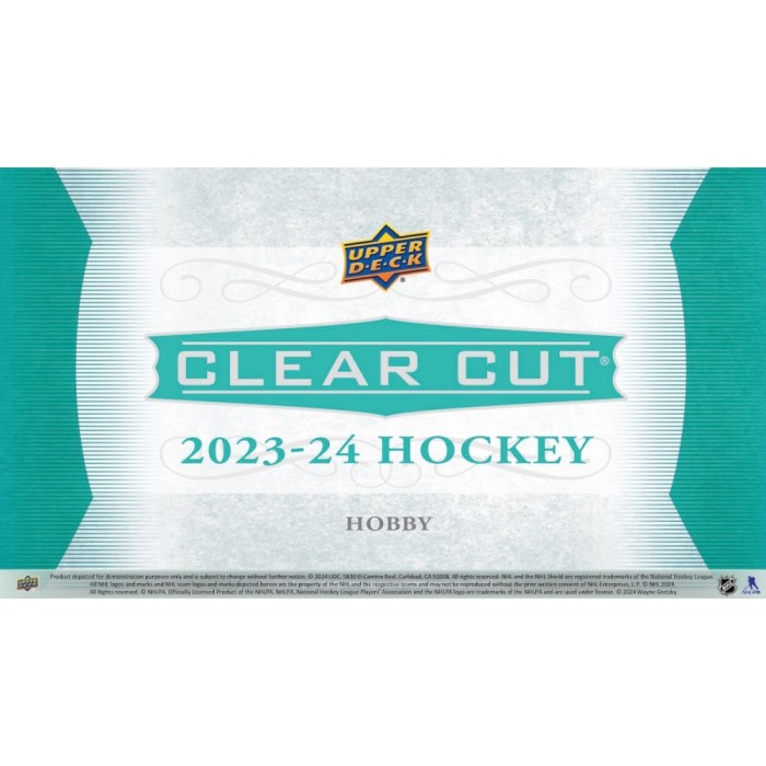 2023-24 Upper Deck Clear Cut Hockey Hobby 30-Box Case | Steel City Collectibles