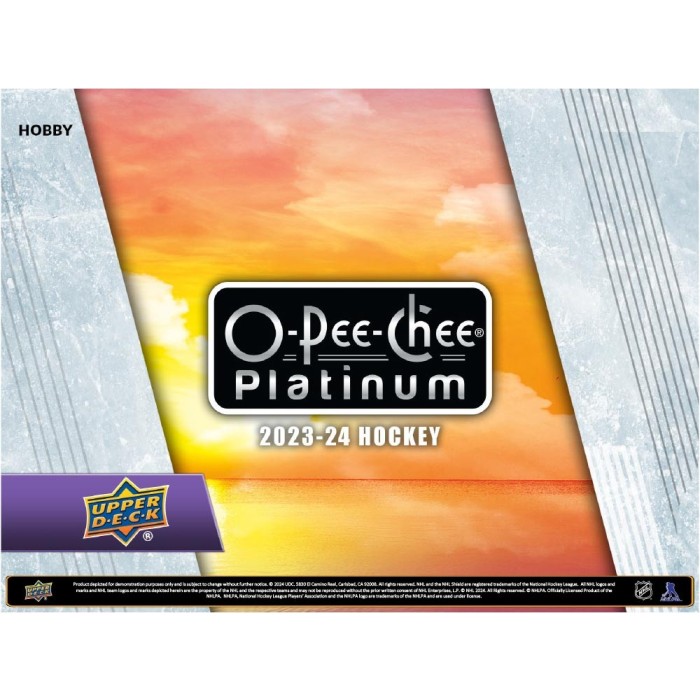 2023-24 Upper Deck O-Pee-Chee Platinum Hockey Hobby Box | Steel City ...
