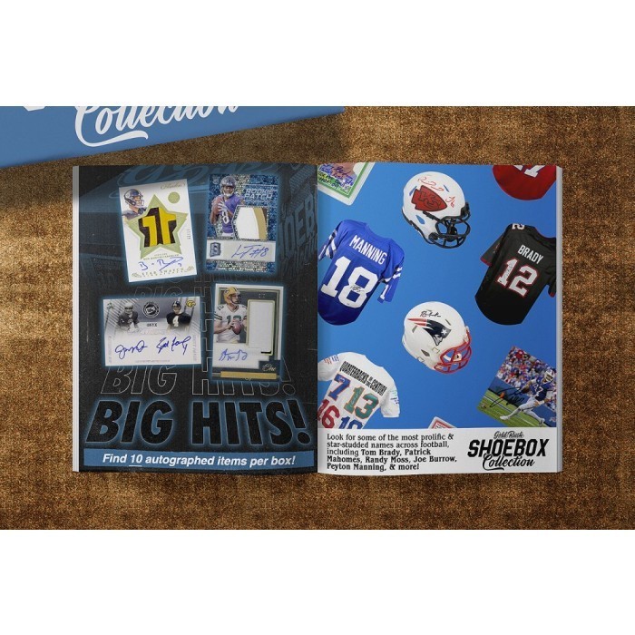 2023 Gold Rush Shoebox Collection Football Edition Box Random 2-Hit ...