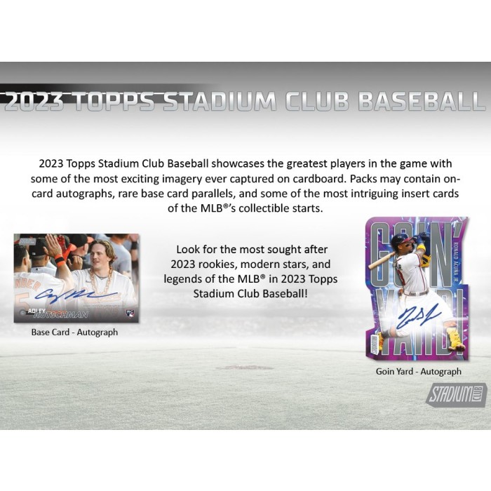 2023 Topps Stadium Club Baseball Blaster Box | Steel City Collectibles