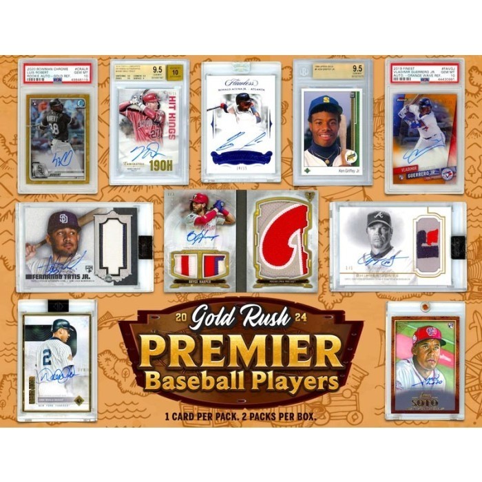 2024 Gold Rush Premier Baseball Players 6-Box Case SNAKE DRAFT Group ...